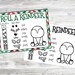 Printable Roll A Reindeer Game. Reindeer Holiday Party or Classroom ...