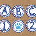 Full Alphabet Banner for Puppy Dog PAWTY. for Birthday Party, Baby ...