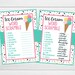 Ice Cream Word Scramble. Printable Instant Digital Download. Perfect ...