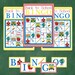 Back to School Bingo Game Set. 12 Game Cards, Plus Calling Cards and ...