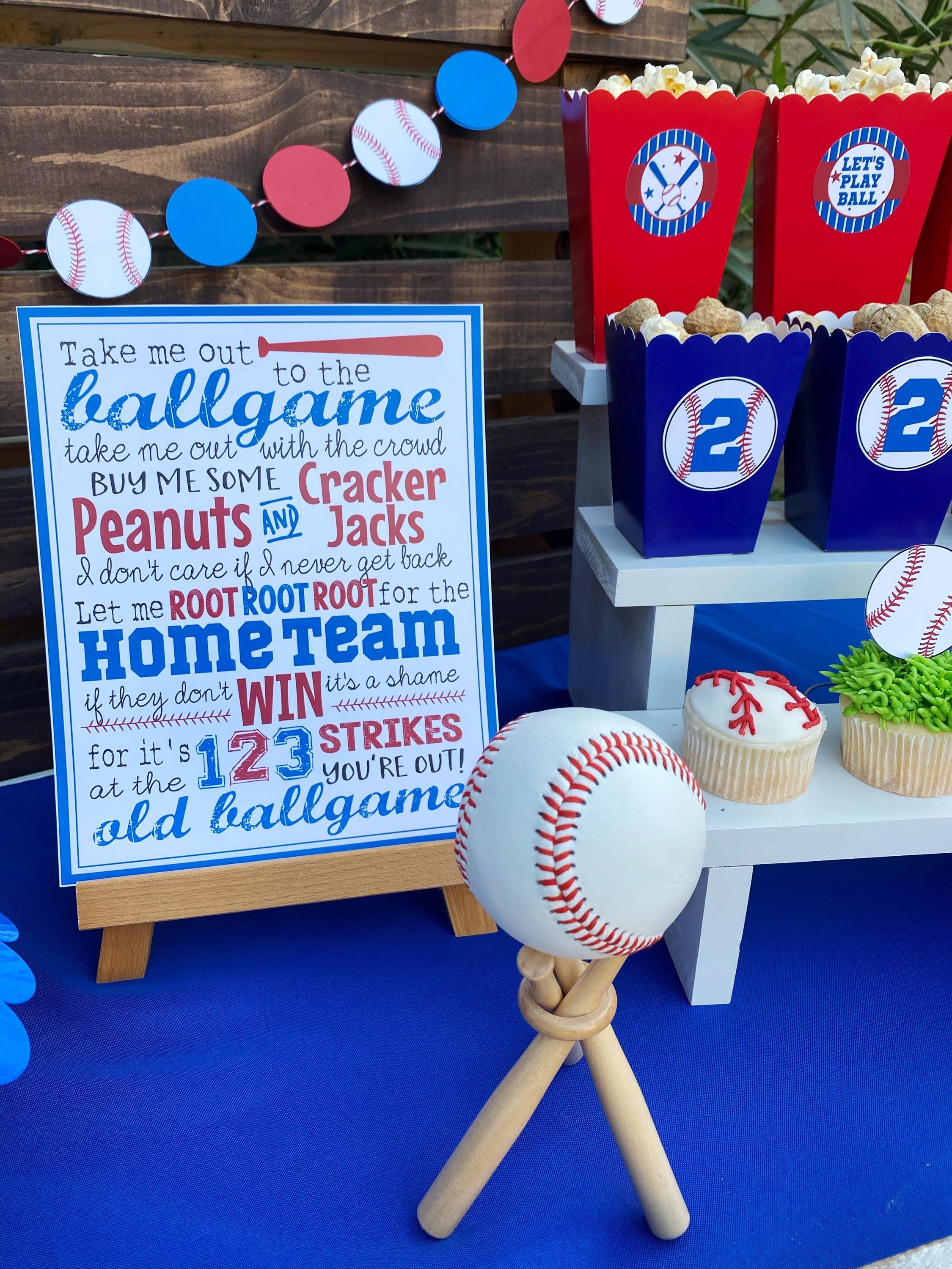 Baseball Subway Sign. Take Me Out the Ballgame Sign. Printable Baseball ...