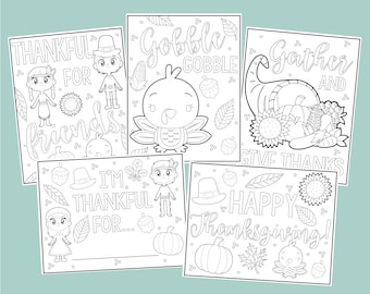 Printable Halloween Coloring Pages for Kids or Adults Instant | Etsy