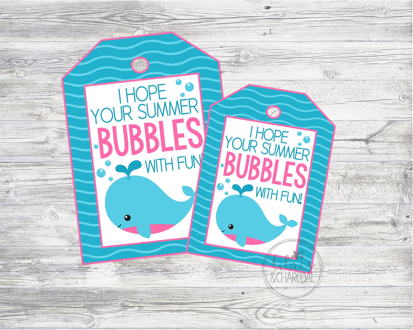 Summer Bubbles Tags. Hope Your Summer Bubbles With Fun. End of School ...