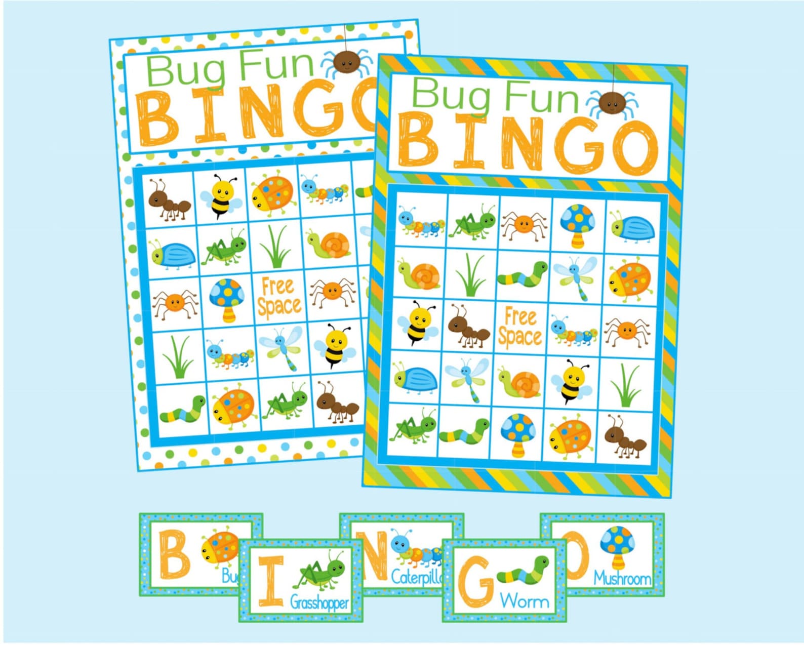 Bug Bingo. Instant Digital Download. Perfect for Bug Party, Class ...