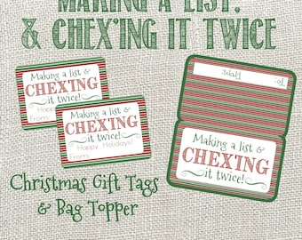 Chex Mix Gift Tag - Etsy
