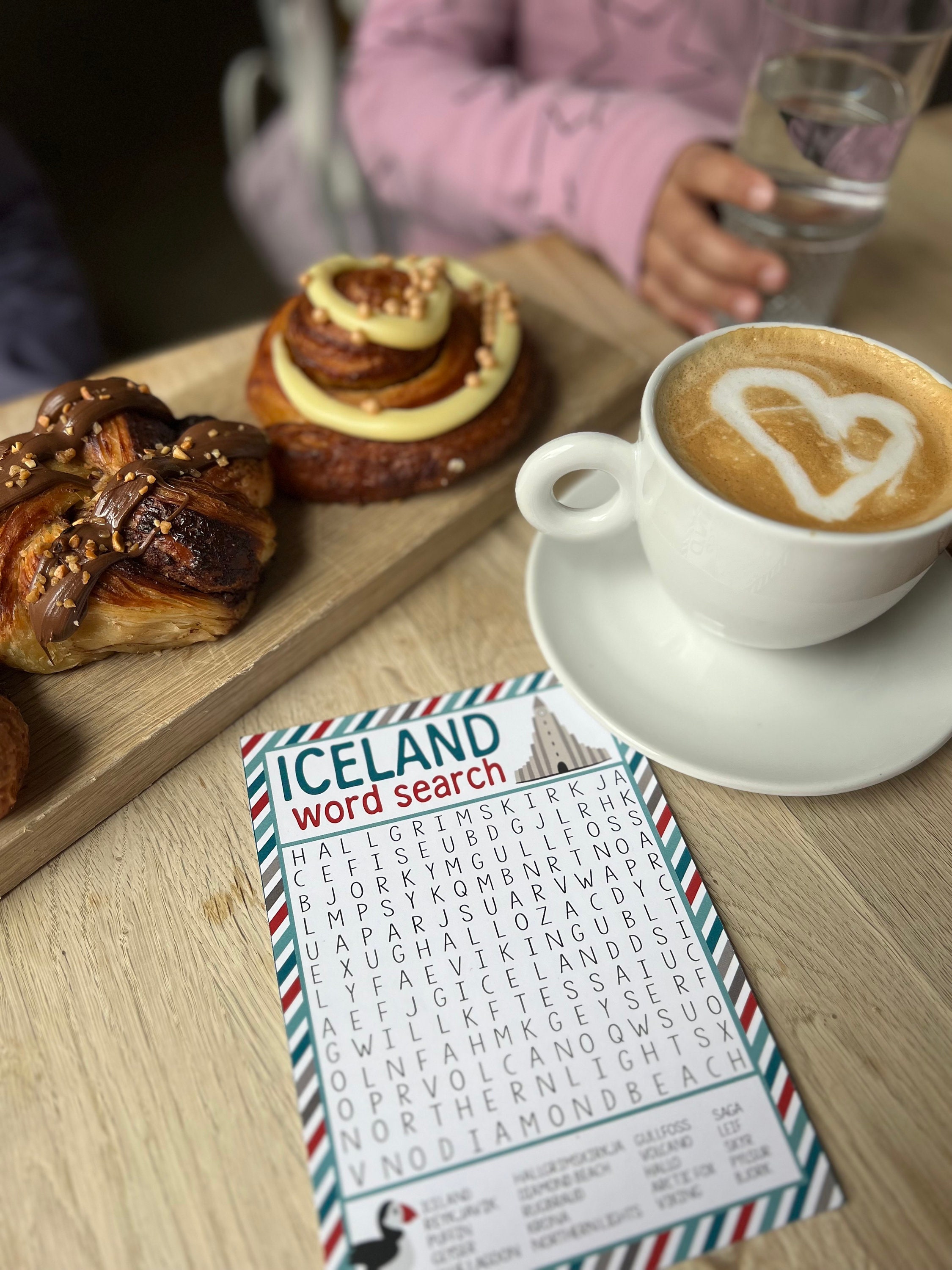 Printable Iceland Word Search. Word Search for Iceland Party, Travel ...