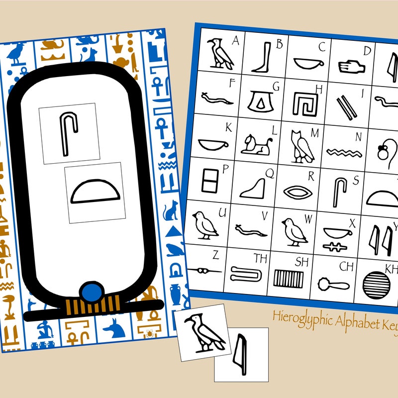 Printable Hieroglyphics - Etsy