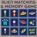 Space Alien Matching & Memory Game. Great Game for Toddlers and ...