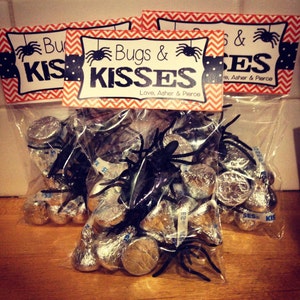 Bugs & Kisses Gift Tags Bag Toppers. Instant Digital Download ...