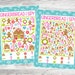 Gingerbread House I Spy Printable Games. 5 Different Sheets Easier to ...