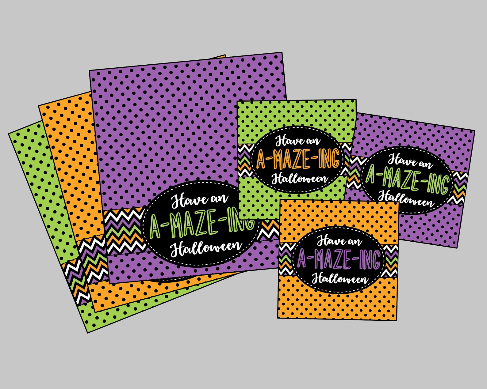 Have an A-MAZE-ING Halloween Halloween Maze Treat Tags and - Etsy