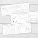 Printable Color Your Own Sports Bookmarks. Instant Digital Download. 4 ...