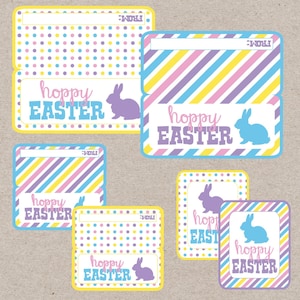 Hoppy Easter Treat Bag Toppers and Tags. Instant Digital Download ...