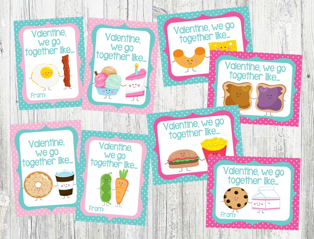 Perfect Pair Valentine's Cards. Set of 8 Different Perfect Pair/perfect ...