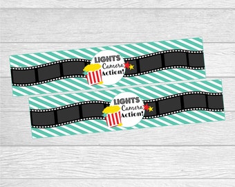 Lights Camera Action Movie Ticket PRINTABLE Invitation With - Etsy