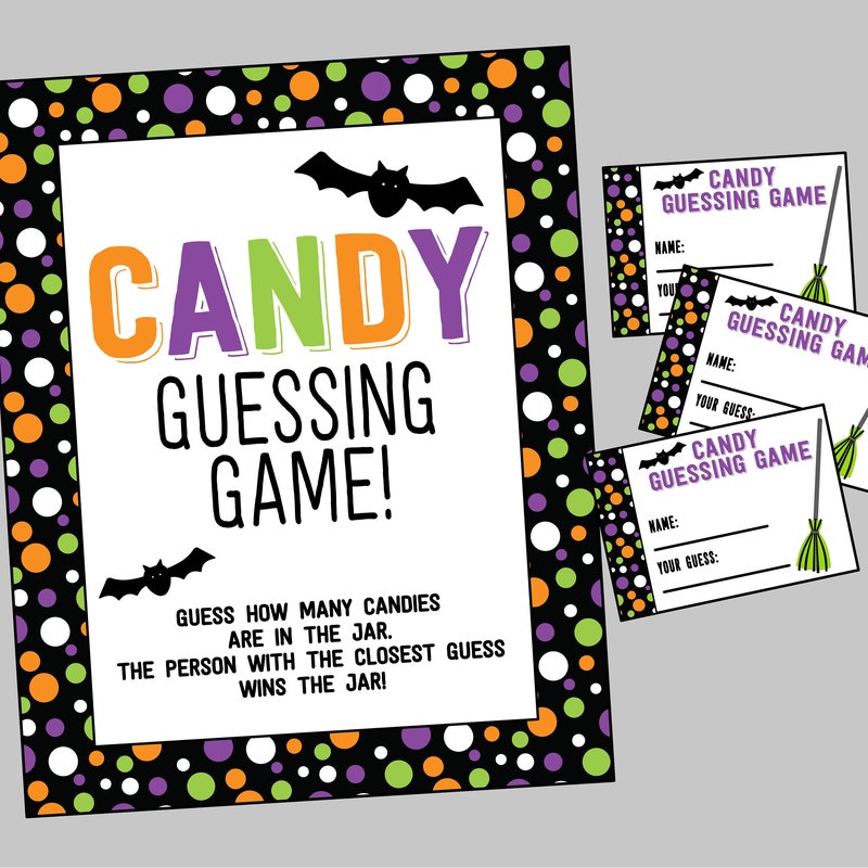 Candy Guess Game - Etsy