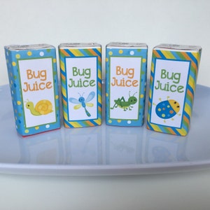 Bug Juice Juice Box Labels. Instant Digital Download. Fun for Bug ...