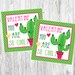 Printable Cactus Valentine's Day Tags. Valentine You Are so Cool Cactus ...