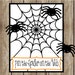 Pin the Spider on the Web Halloween Party Game. Poster Sizes 11x14 and ...