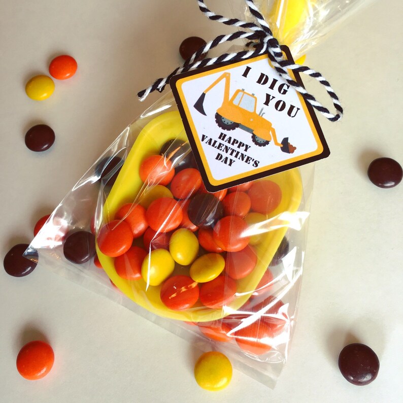 Construction Valentine Cards and Hang Tags. I Dig You - Etsy