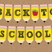 Back to School Pencil Banner. FULL ALPHABET, Instant Digital Download ...