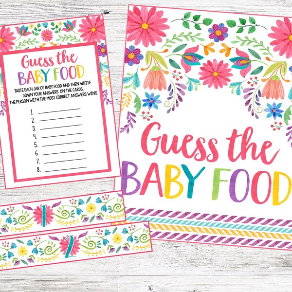 Baby Food Game - Etsy