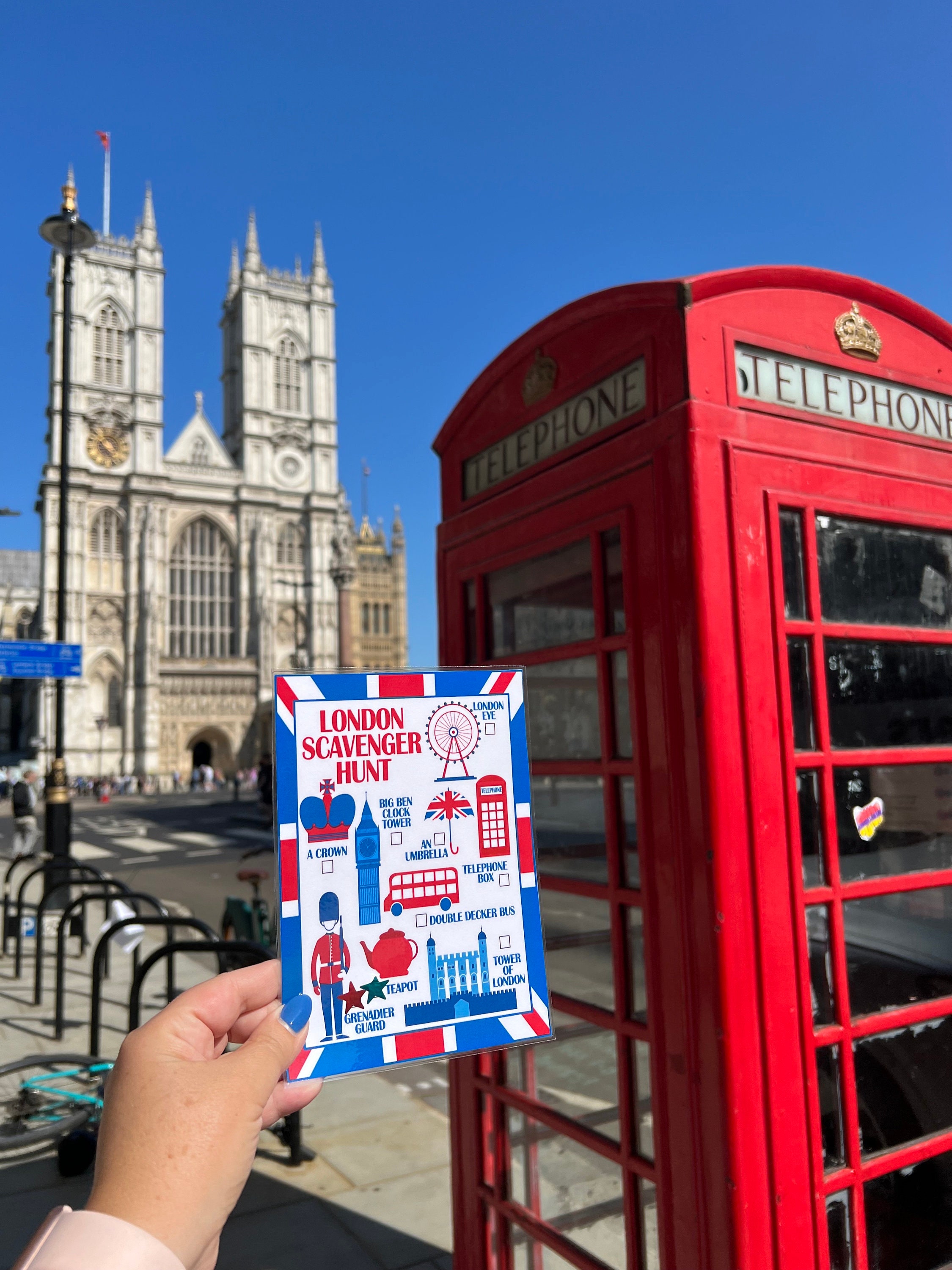 Printable London Scavenger Hunt. Travel & Sightseeing Activity for Kids ...