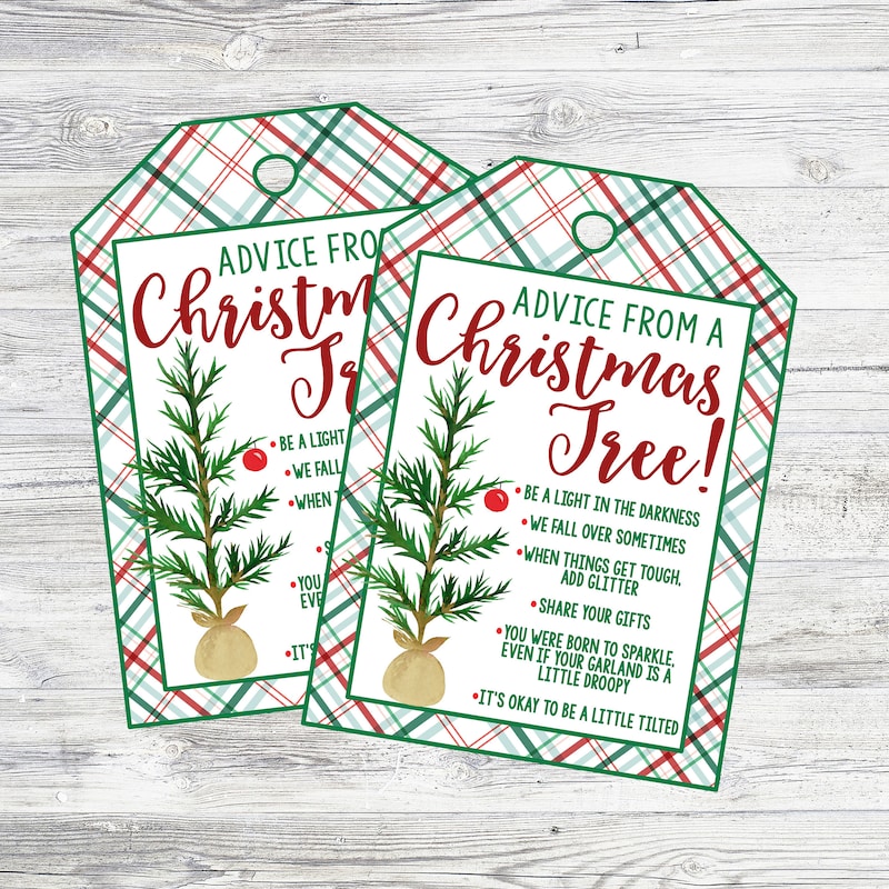 Mini Christmas Tags - Etsy