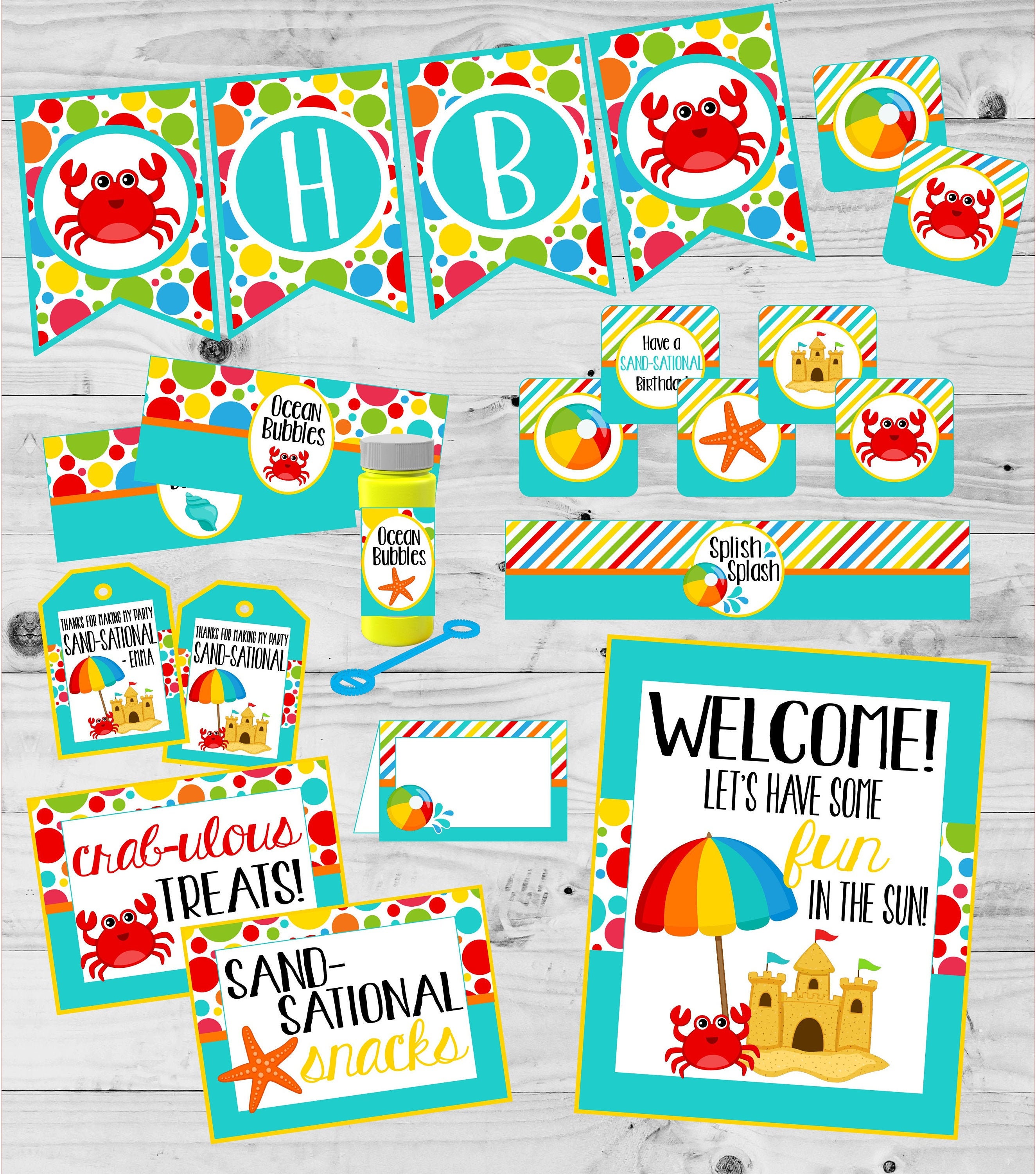 Beach Party Decorations