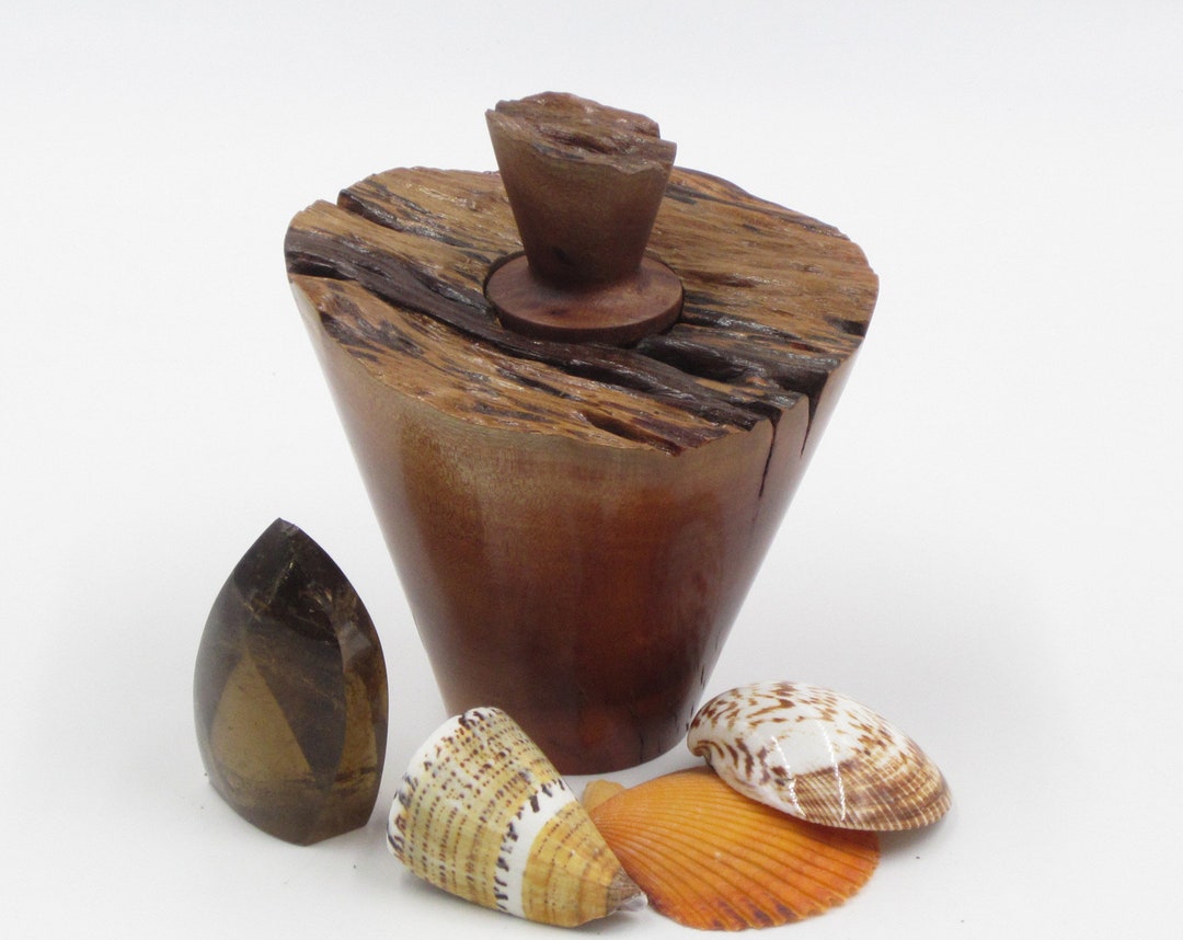 Unique, Live Edge Hollow Form With Lid - R2A-015 - Etsy