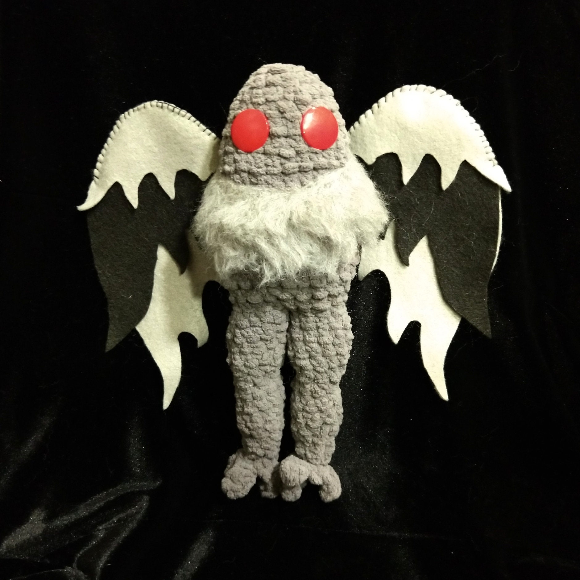 Mothman Plush, Art Doll, Cryptid Plush, Spooky Season, Halloween - Etsy