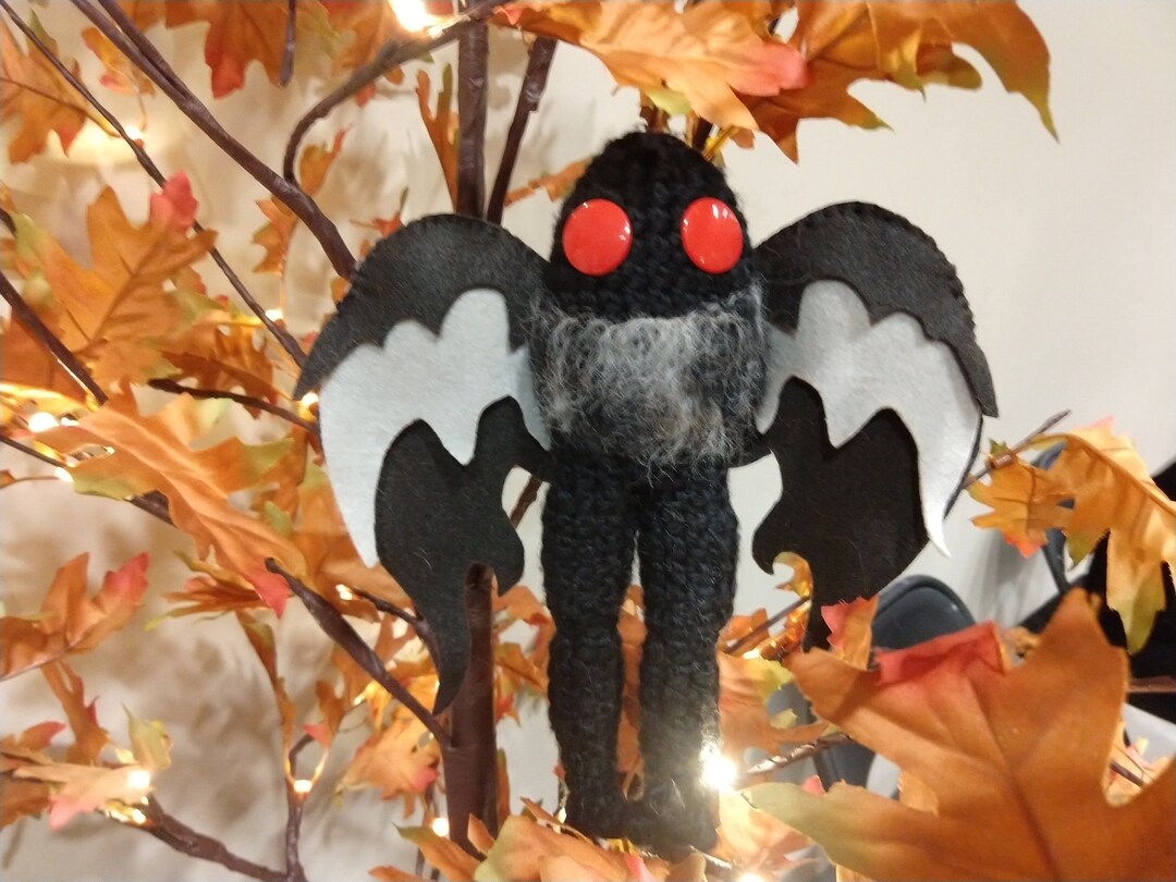 Mothman Plush, Art Doll, Cryptid Plush, Spooky Season, Halloween - Etsy
