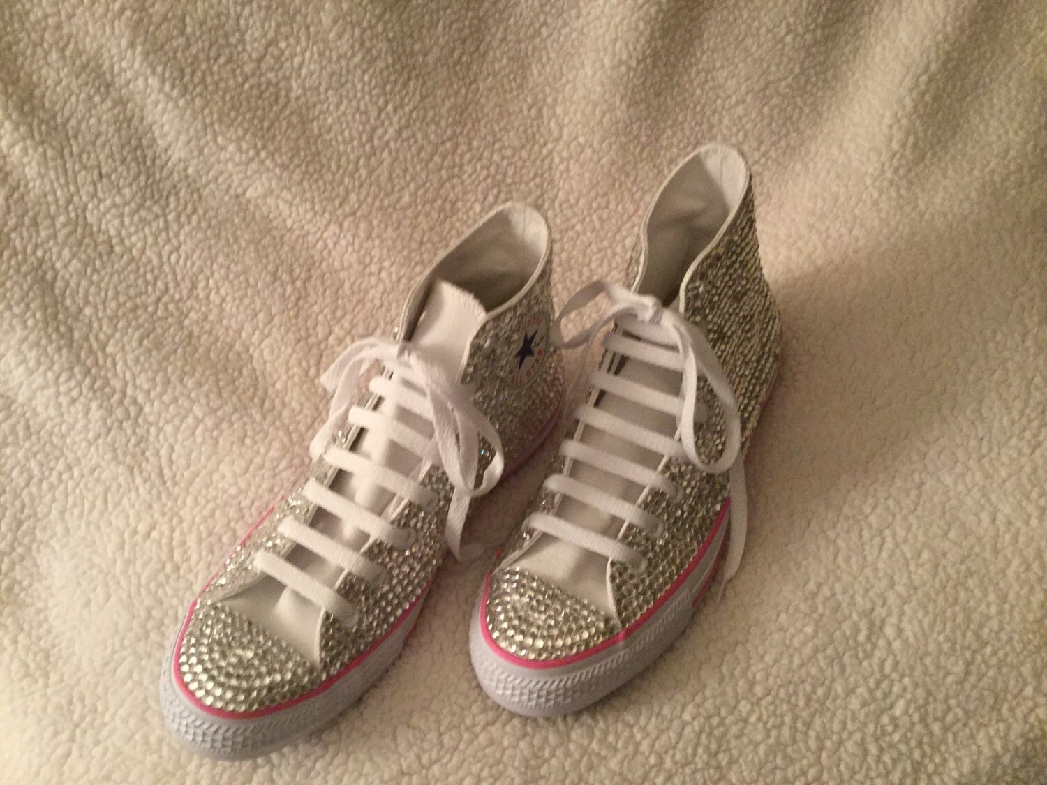 Personalized Swarovski Diamond (crystal) Blinged Out Converse - Perfect ...