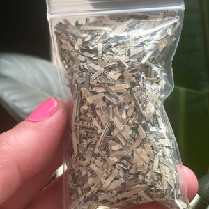 Shredded US Currency for Money Magick (legally Obtained) - Etsy