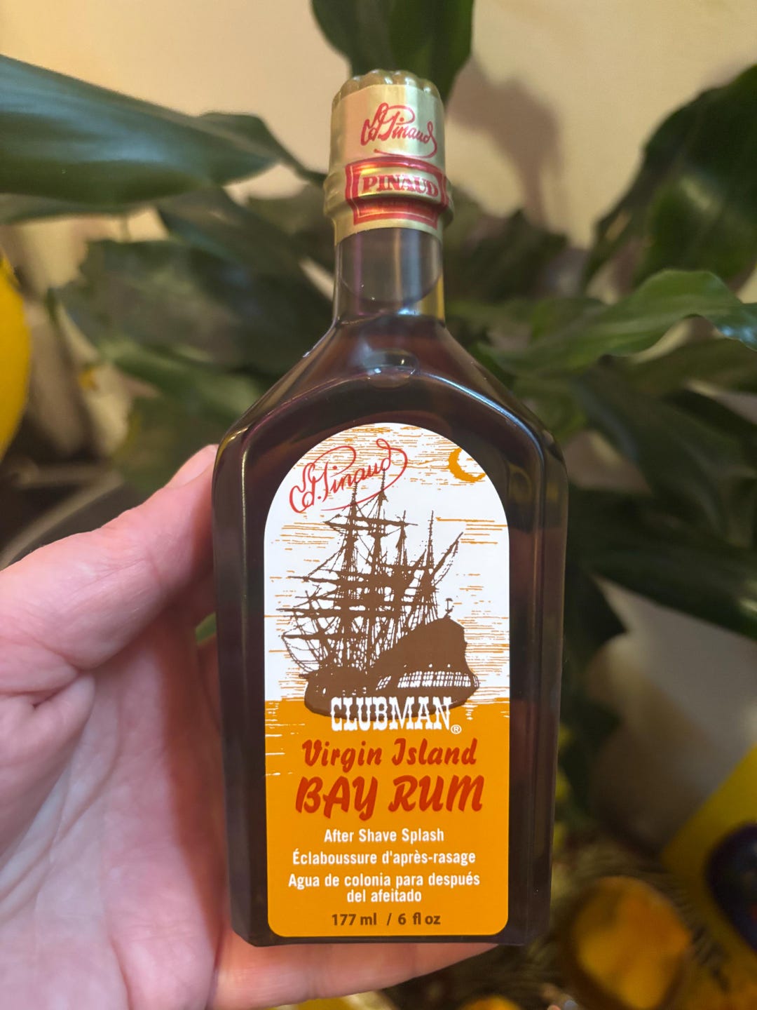 Pinaud Bay Rum Clubman Virgin Island Bay Rum Spiritual Cologne 6 Fl ...