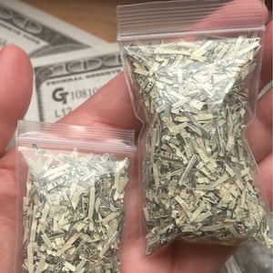 Shredded US Currency for Money Magick (legally Obtained) - Etsy
