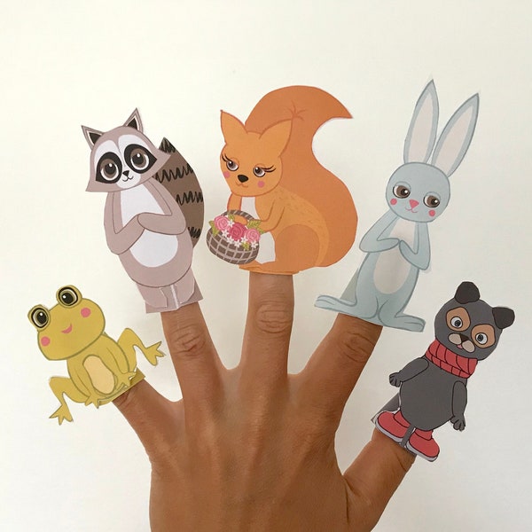 Paper Finger Puppets - Etsy UK