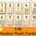 Number Flash Cards Toddler / Animals / Counting to 10 / Learn to Count ...