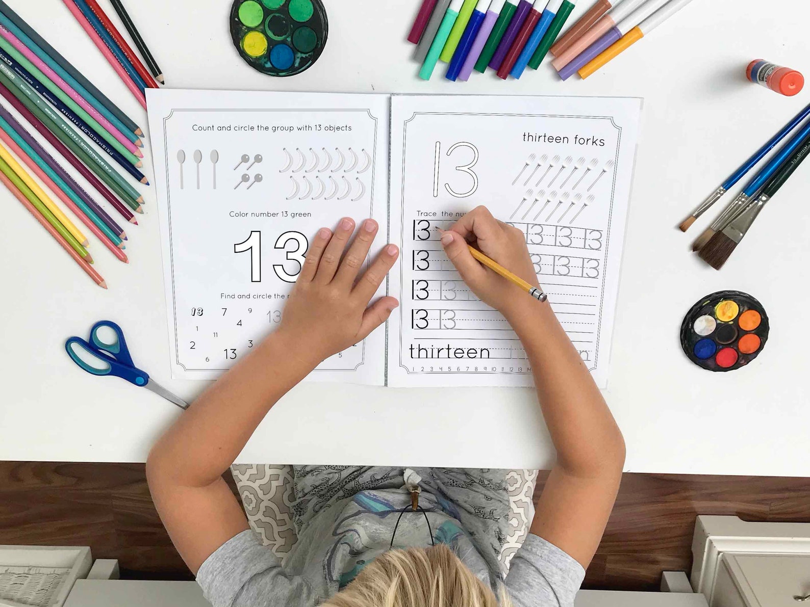 Hawaiian Numbers Tracing Worksheets Pdf / Preschool Worksheets ...