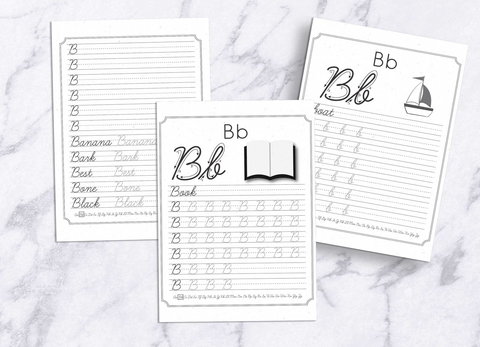 Printable Cursive Writing Practice Worksheets Pdf. Lowercase and ...