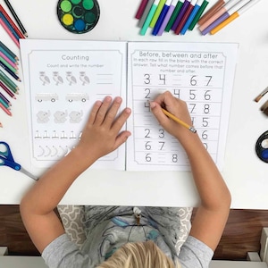 Preschool Counting Worksheets / Printable Pdf / Counting / More or Less ...
