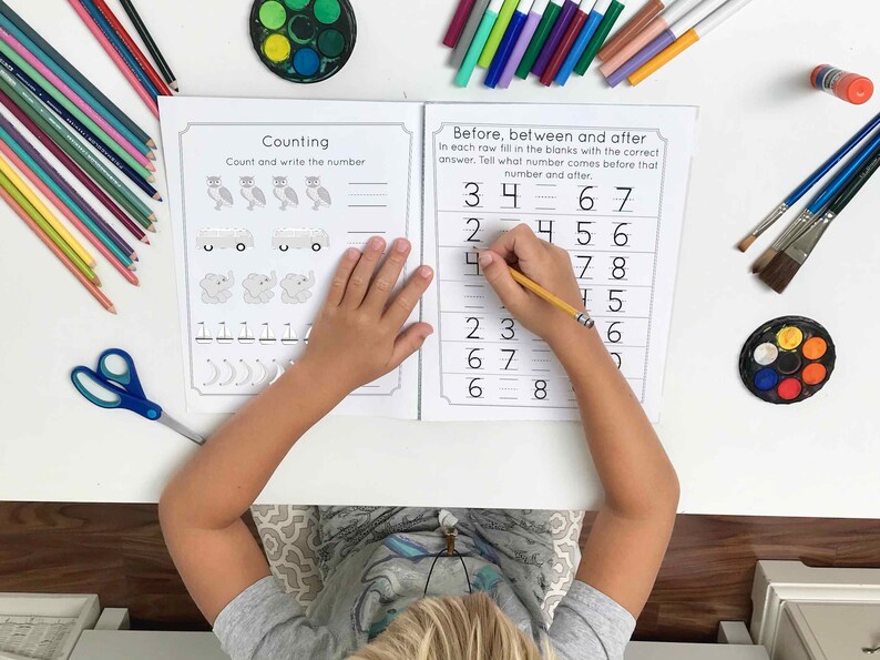 Preschool Counting Worksheets / Printable Pdf / Counting / More or Less ...