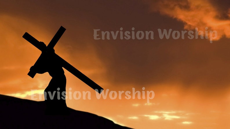 Good Friday Jesus Carrying the Cross Powerpoint Widescreen Size - Etsy