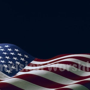 Stars and Stripes USA Flag Church Powerpoint Presentation - Standard ...