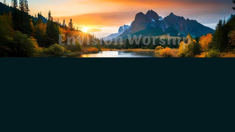 Autumn Fall Leaves Church Powerpoint - Widescreen Size - Etsy