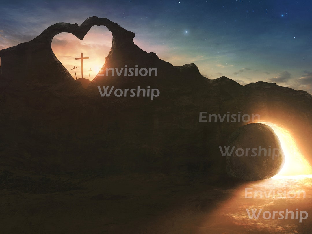 Gorgeous Open Empty Tomb Easter Standard Size Powerpoint - Etsy