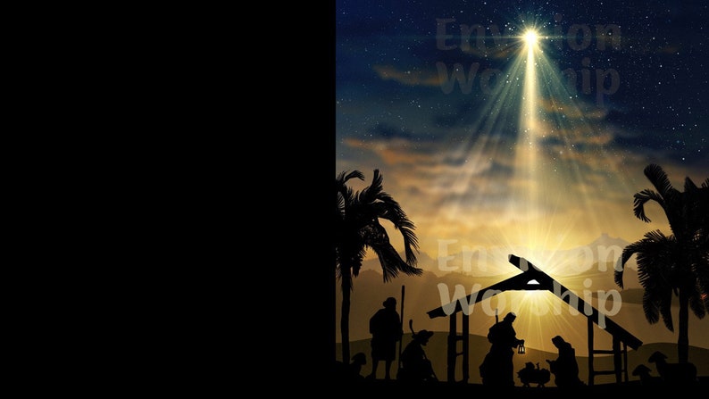 Nativity Powerpoint With Shepherds & 3 Kings Widescreen Presentation - Etsy