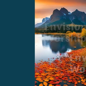 Autumn Fall Leaves Church Powerpoint - Widescreen Size - Etsy