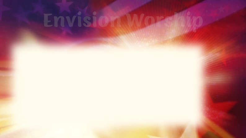 USA Stars and Stripes Church Powerpoint Presentation - Widescreen Size ...