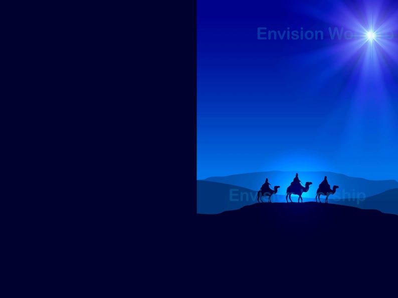 Three Kings Epiphany Church Powerpoint - Standard Size - Etsy